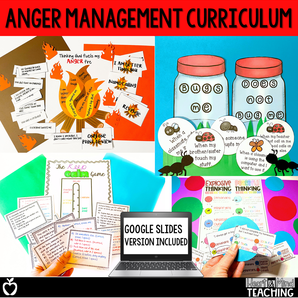 Anger Management Small Group Counseling Curriculum - Heart and Mind ...
