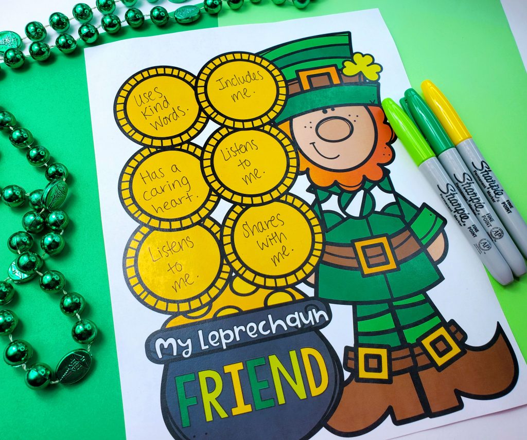 Build a Leprechaun Friend activity - Heart and Mind Teaching