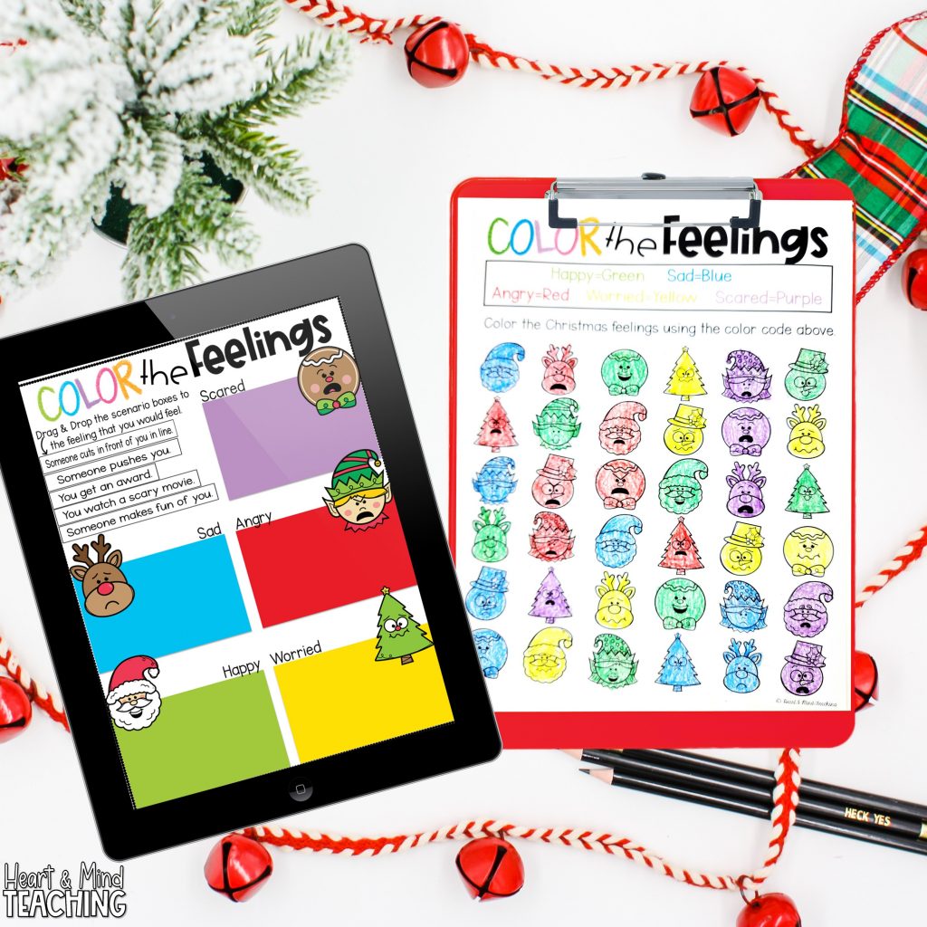 Color the Feelings: Christmas Edition - Heart and Mind Teaching
