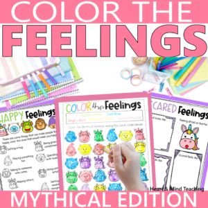 Color the Feelings: Mythical Edition - Heart and Mind Teaching