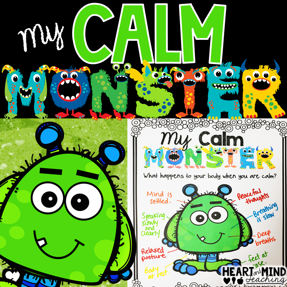 My Calm Monster activity - Heart and Mind Teaching