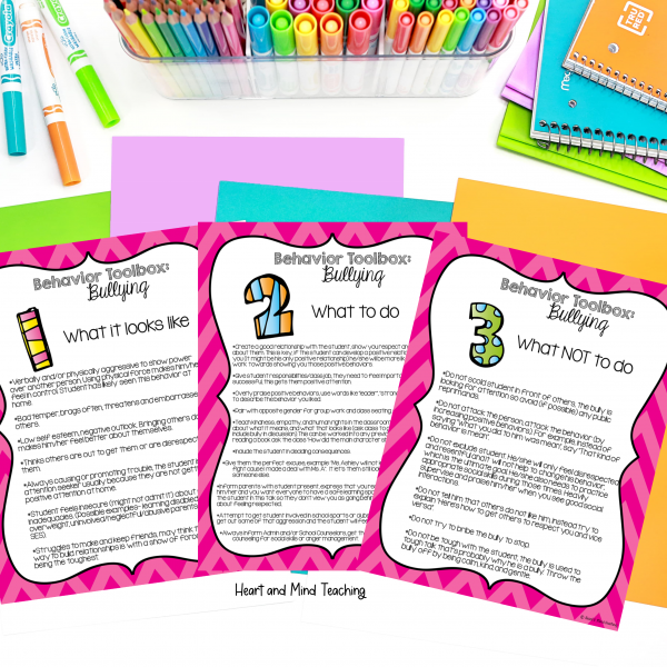 Teaching about Bullying in the Classroom - Heart and Mind Teaching