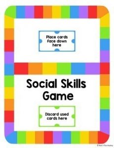 Social Skills Game - Printable & Digital SEL activity - Heart and Mind ...