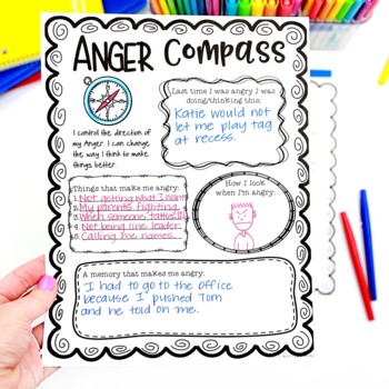 Anger Compass for Anger Management - Heart and Mind Teaching