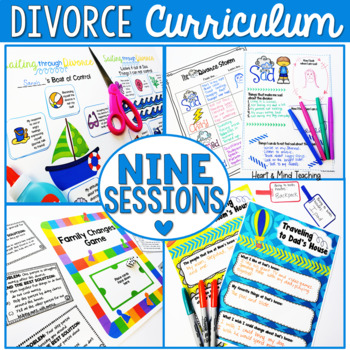 Divorce Small Group Counseling Curriculum - Heart and Mind Teaching