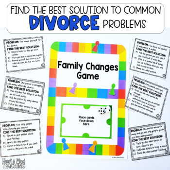 Family Changes Game for Coping with Divorce - Heart and Mind Teaching