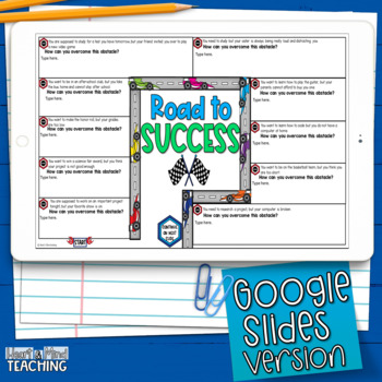 Road to Success game for google slides distance learning - Heart and ...