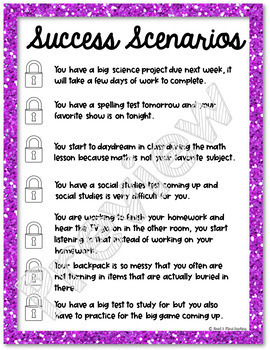 Keys to Success activity - Academic Success Skills - Heart and Mind ...