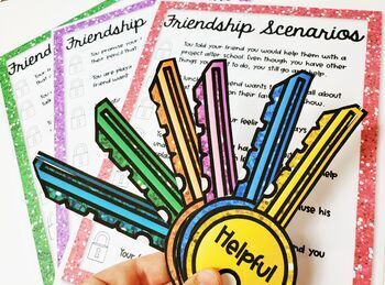 Keys to Friendship activity - Heart and Mind Teaching