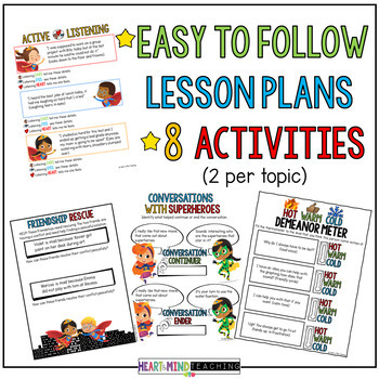 Social Emotional Learning Curriculum - Relationship Skills - Heart and ...