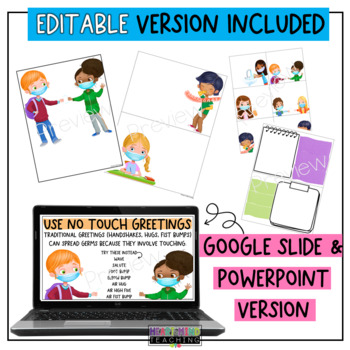 COVID 19 Safety Posters & Coping Workbook for Google Classroom - Heart ...