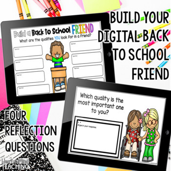 Build a Back to School Friend activity - Heart and Mind Teaching