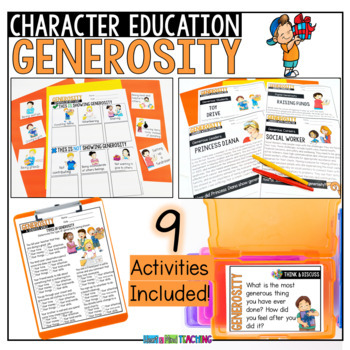Generosity - Character Education & Social Emotional Learning - Heart and Mind Teaching