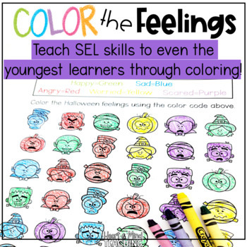 Color the Feelings: Halloween Edition - Heart and Mind Teaching
