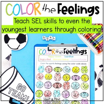 Color the Feelings: Sports Edition - Heart and Mind Teaching
