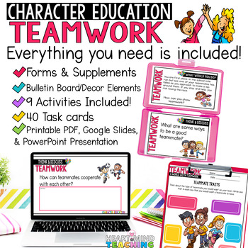 Teamwork - Character Education & Social Emotional Learning - Heart and ...