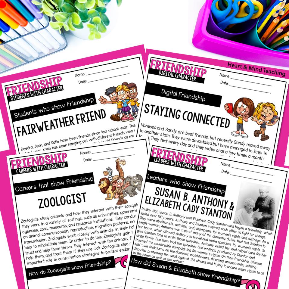 Teaching Friendship Skills in the Classroom - Heart and Mind Teaching