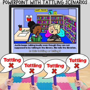 Tattling VS Telling - Tattling Lesson - Heart and Mind Teaching