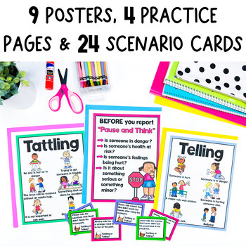 Tattling VS Telling - Tattling Lesson - Heart and Mind Teaching