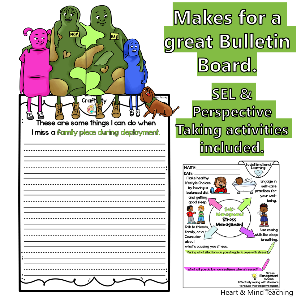 Deployment - One of Our Pieces is Missing Book Companion Lesson - Heart ...