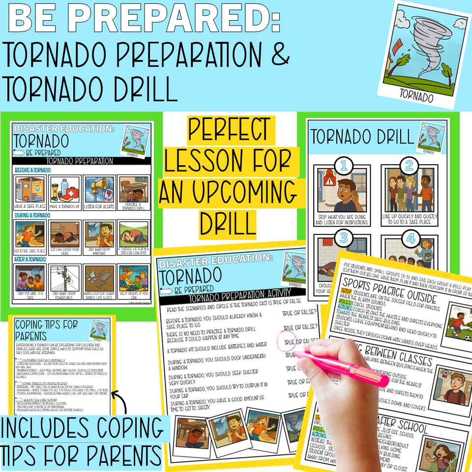 Disaster Education & Coping Resources: Tornado (Middle School Version ...