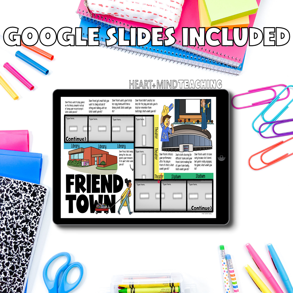 Friendship Town Board Game - Heart and Mind Teaching