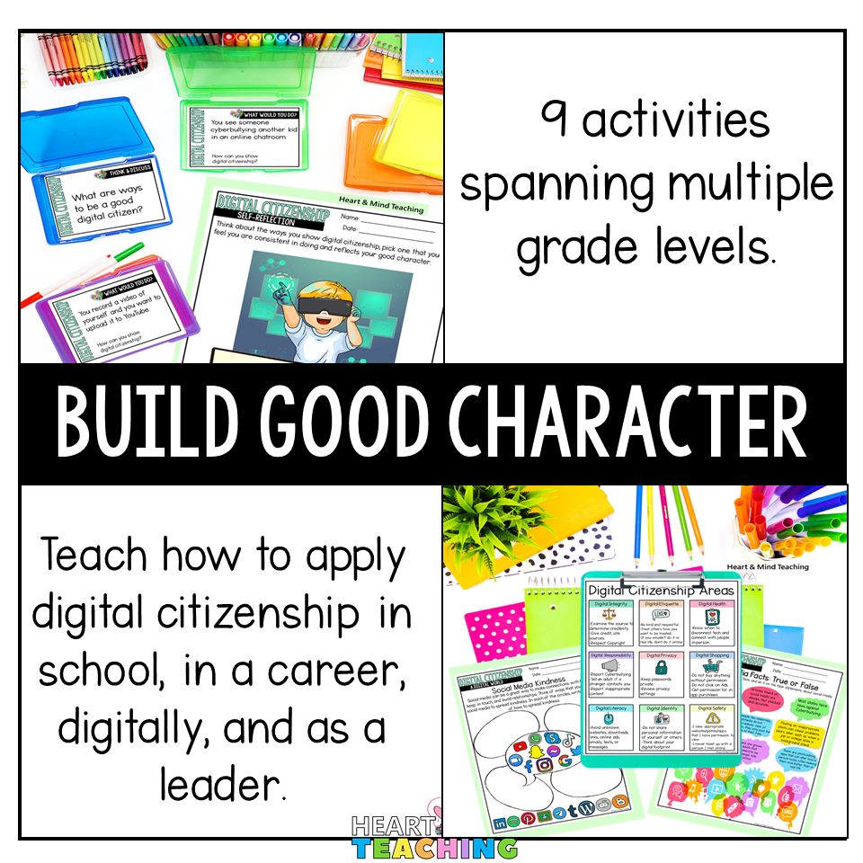 Digital Citizenship - Middle School Character Education - Heart and ...