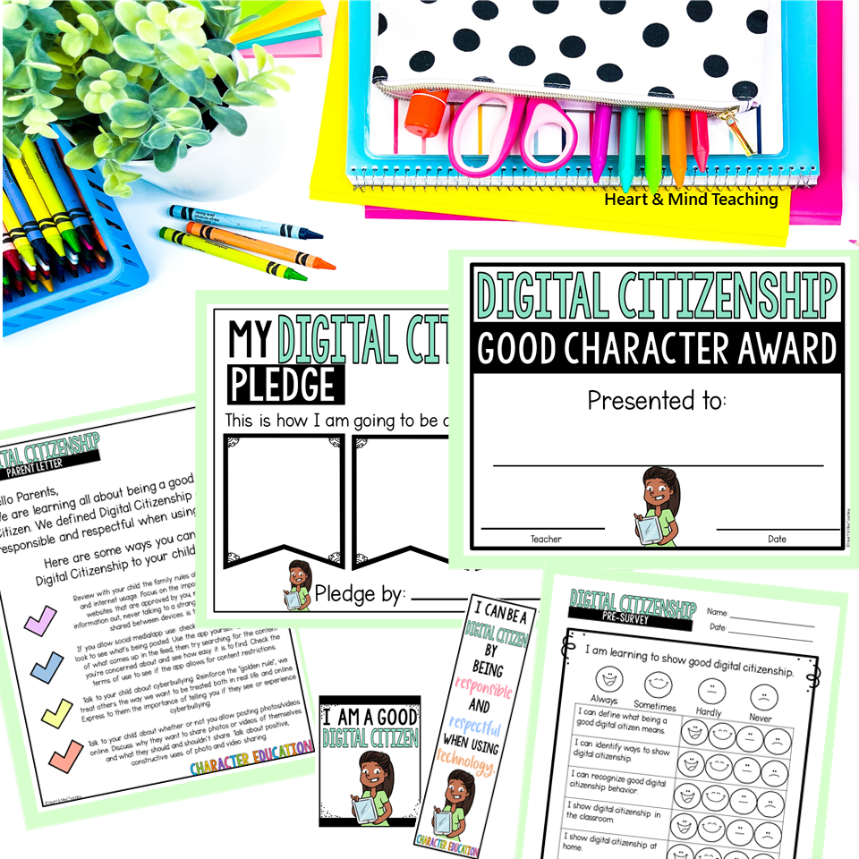 Digital Citizenship - Middle School Character Education - Heart and ...