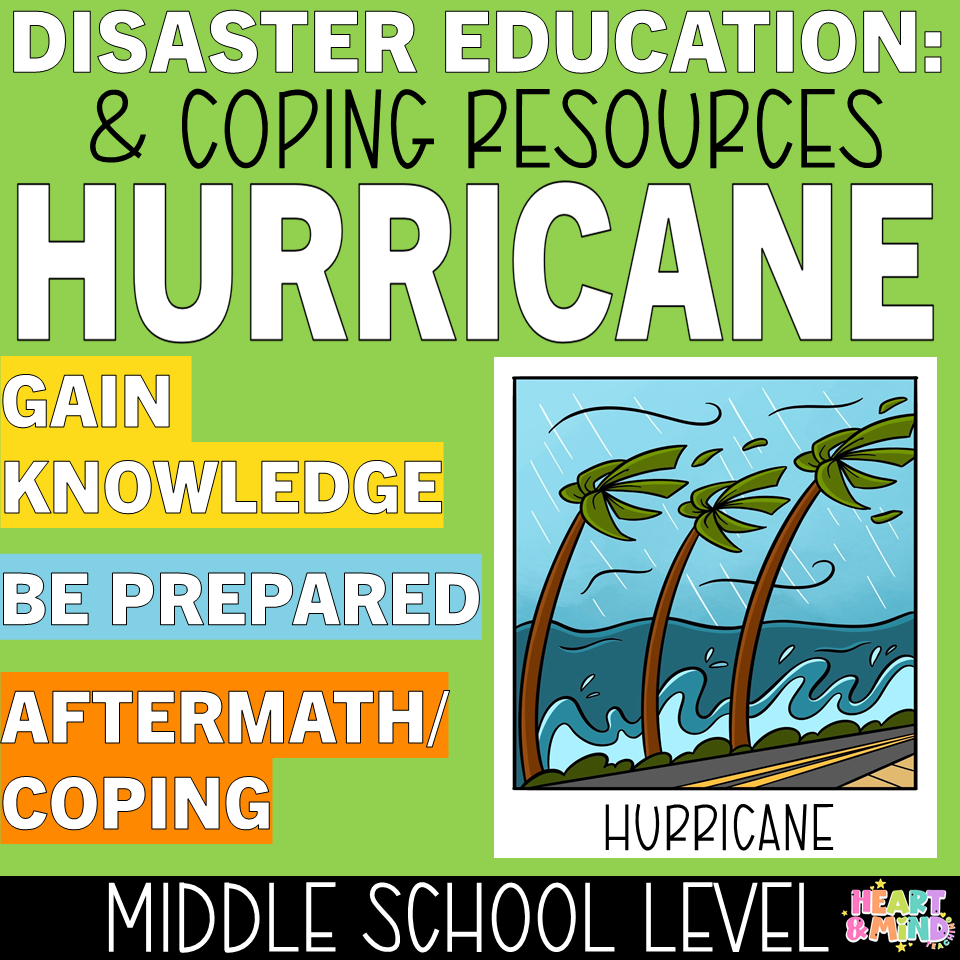 Disaster Education & Coping Resources: Hurricane (Middle School level ...