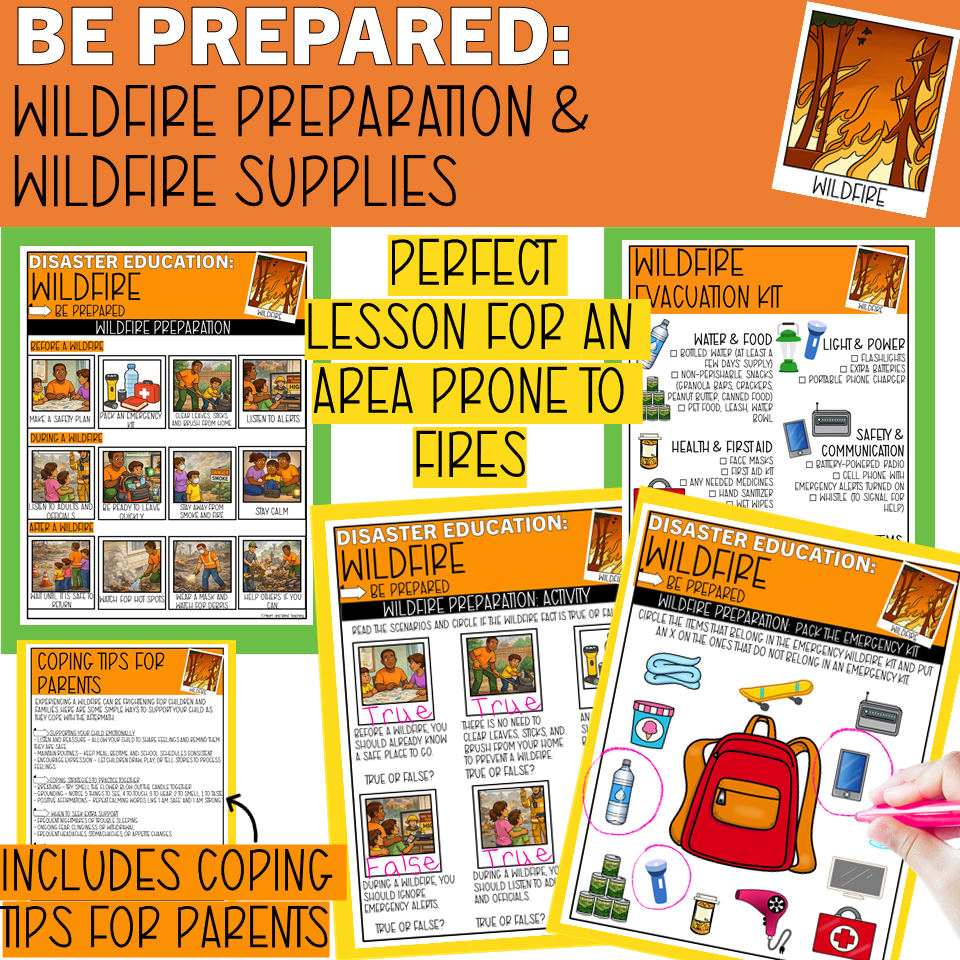 Disaster Education & Coping Resources: Wildfire (Elementary Level ...